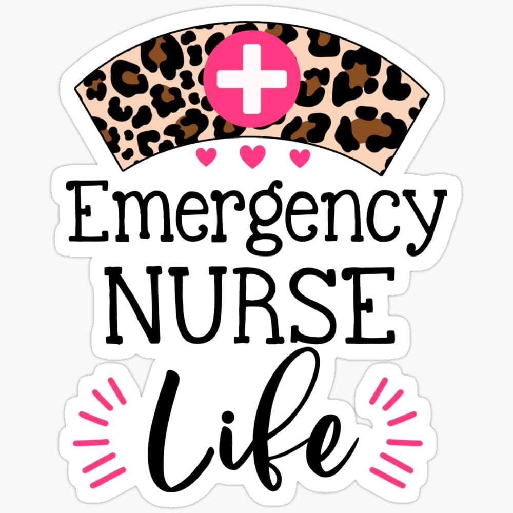 Er Emergency Room Nurse Nursing Gift Rn Medical Stethoscope Heart ...