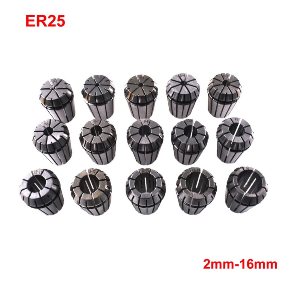 Er25 2-16Mm Spring Collet For Cnc Milling Machine Engraving Lathe Tool ...