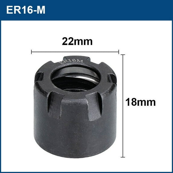 Er8-Er40 A/M/Um Collet Clamping Nuts for Cnc Lathe Milling Router Bit ...