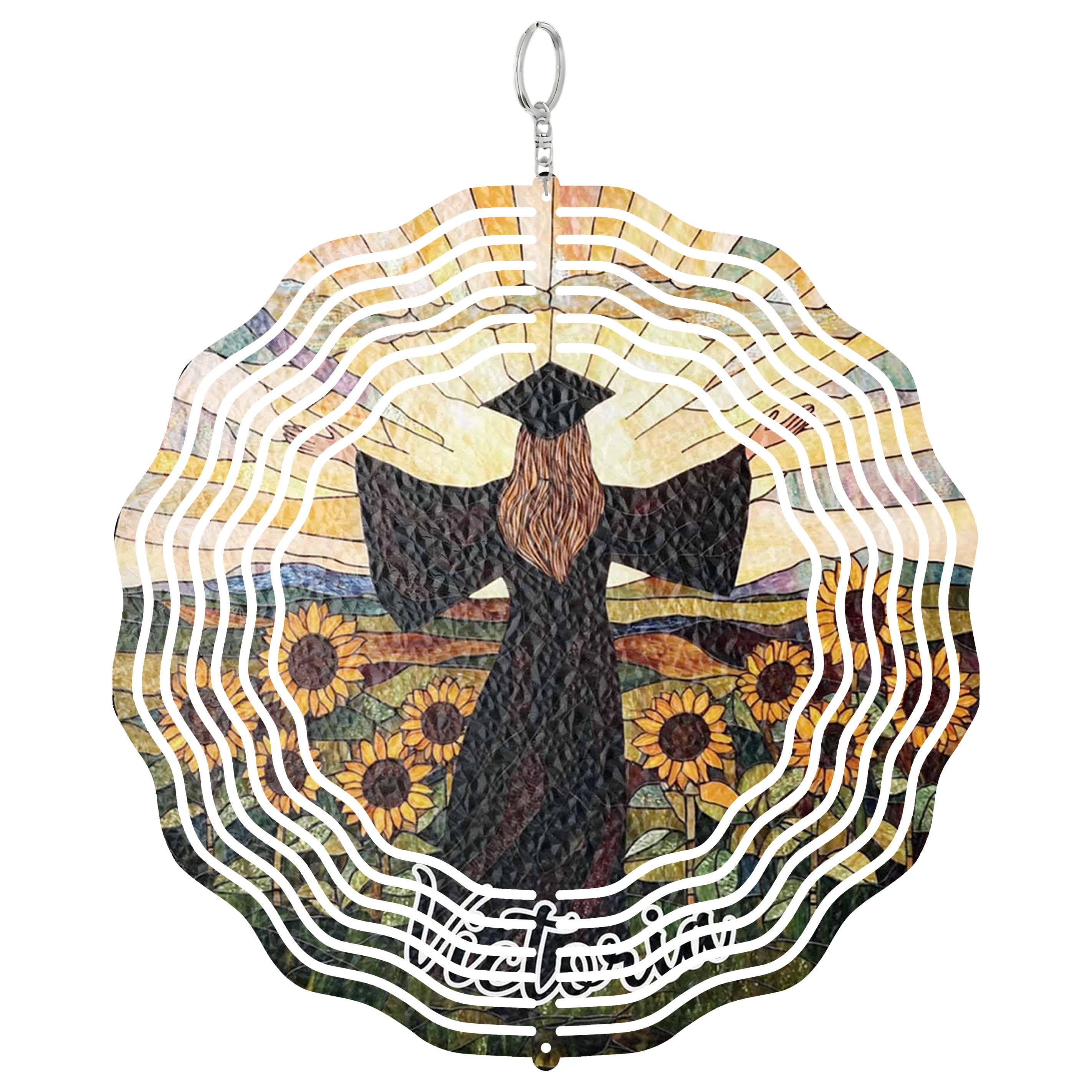 Era Gift Art Nouveau Goddess Wind Chime, Fantasy 3D Wind Spinner Style ...