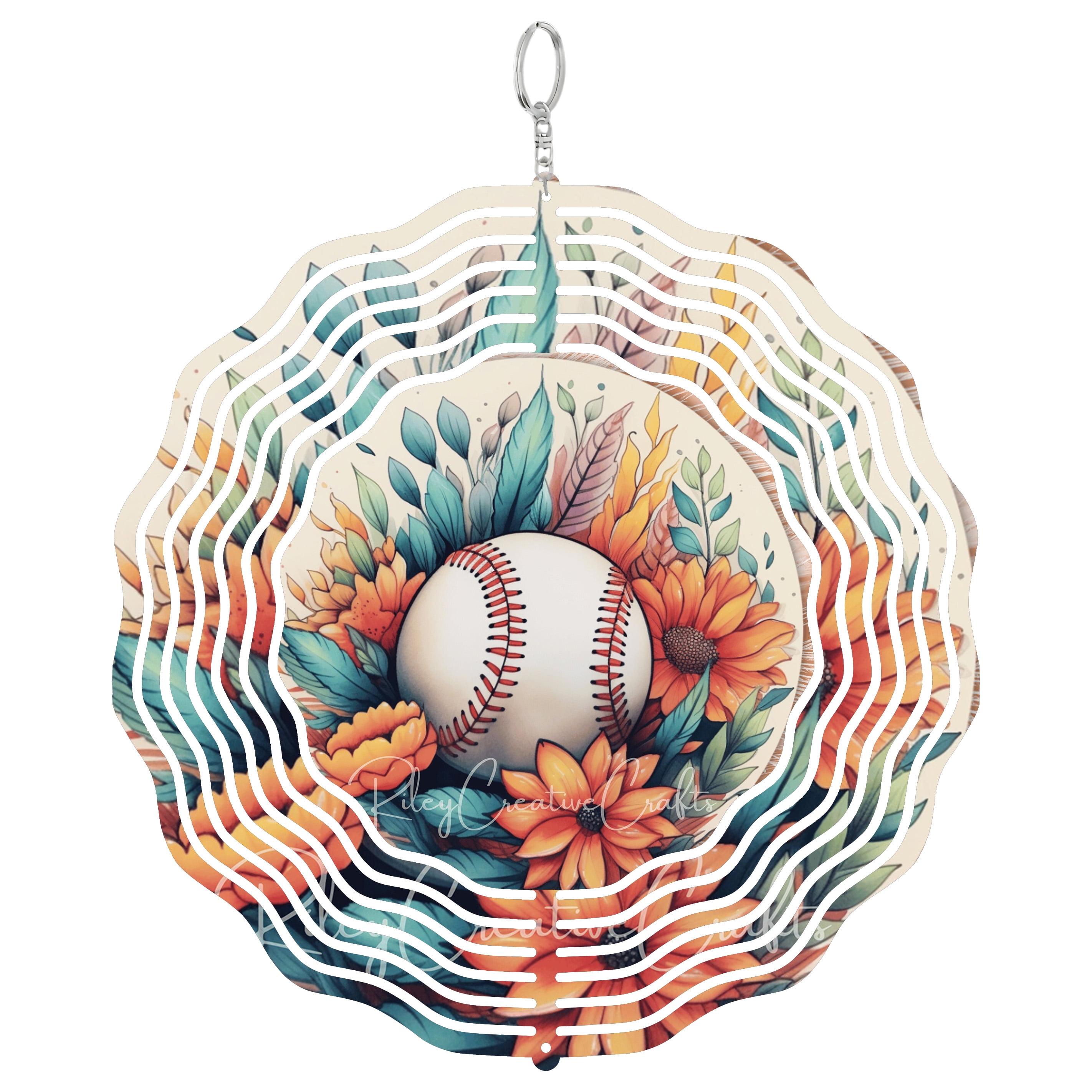 Era Gift Baseball Wind Spinner, Home Sweet Home Sports 3D Kinetic Art ...