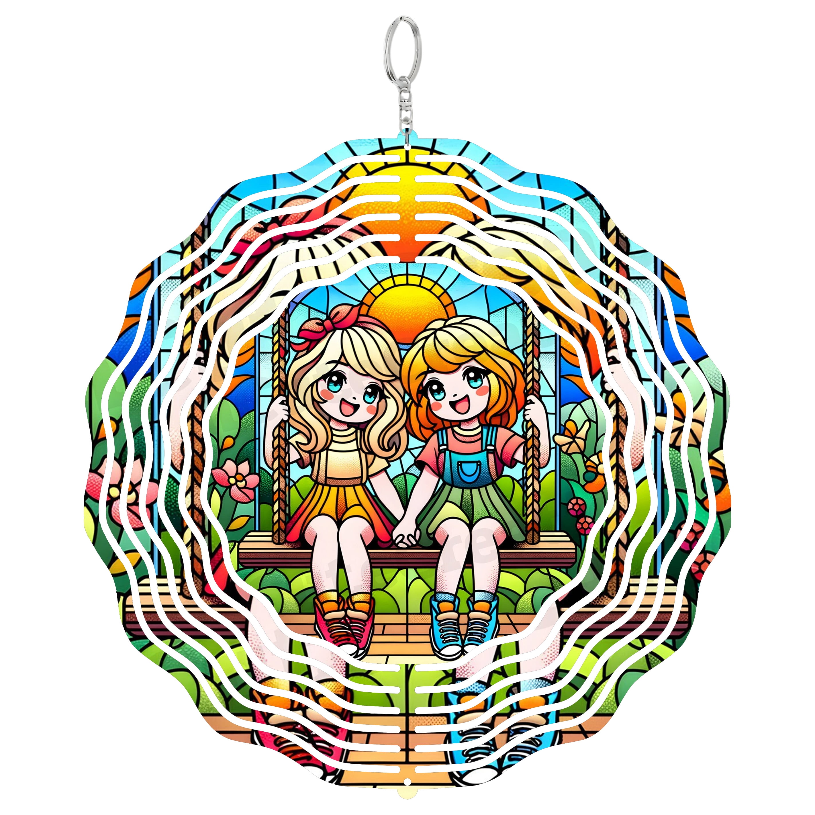 Era Gift Best Friends Soul Sisters Sun Catcher 3D Wind Spinner ...