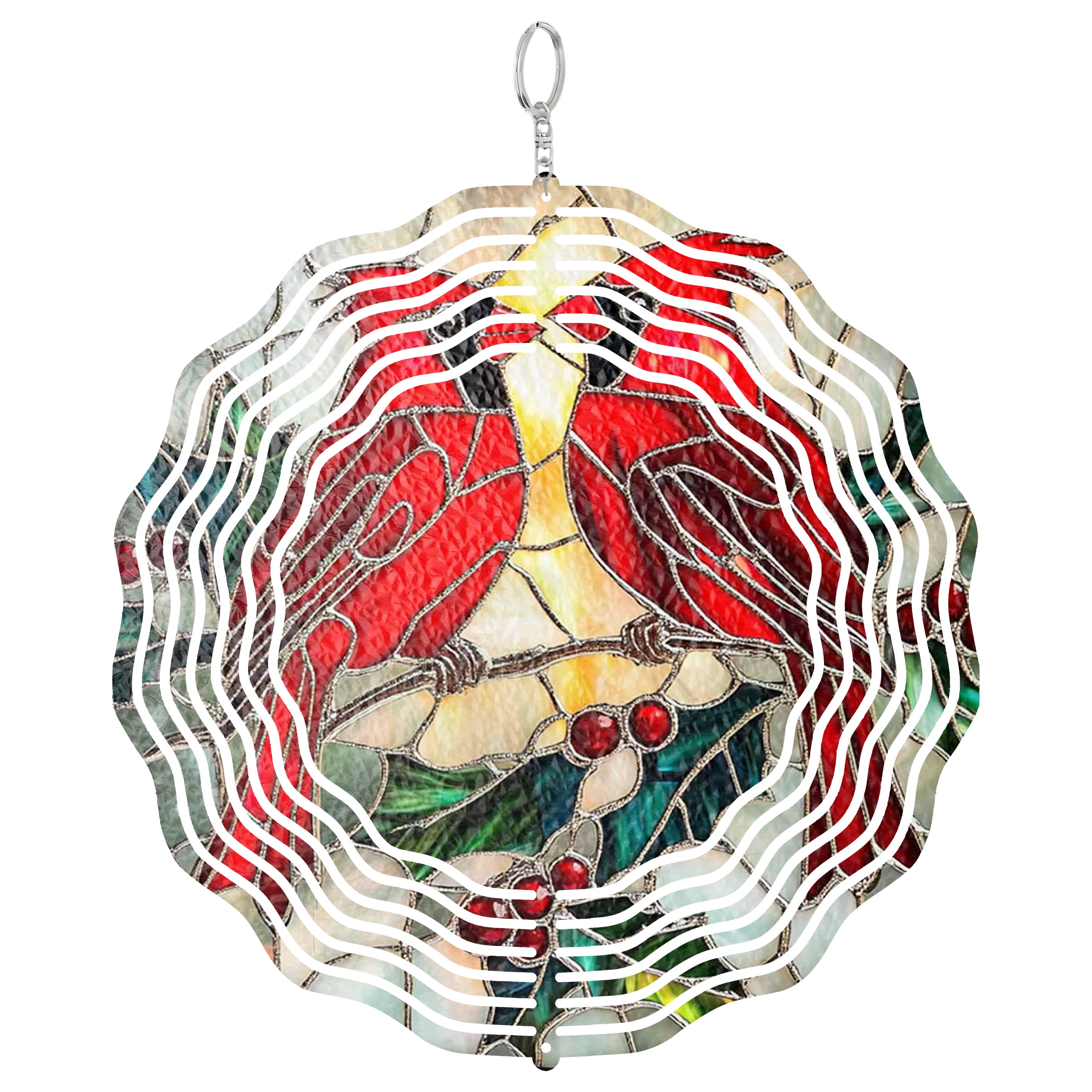 Era Gift Blue Evil Eye Mandala Wind Chime, Protective 3D Wind Spinner ...