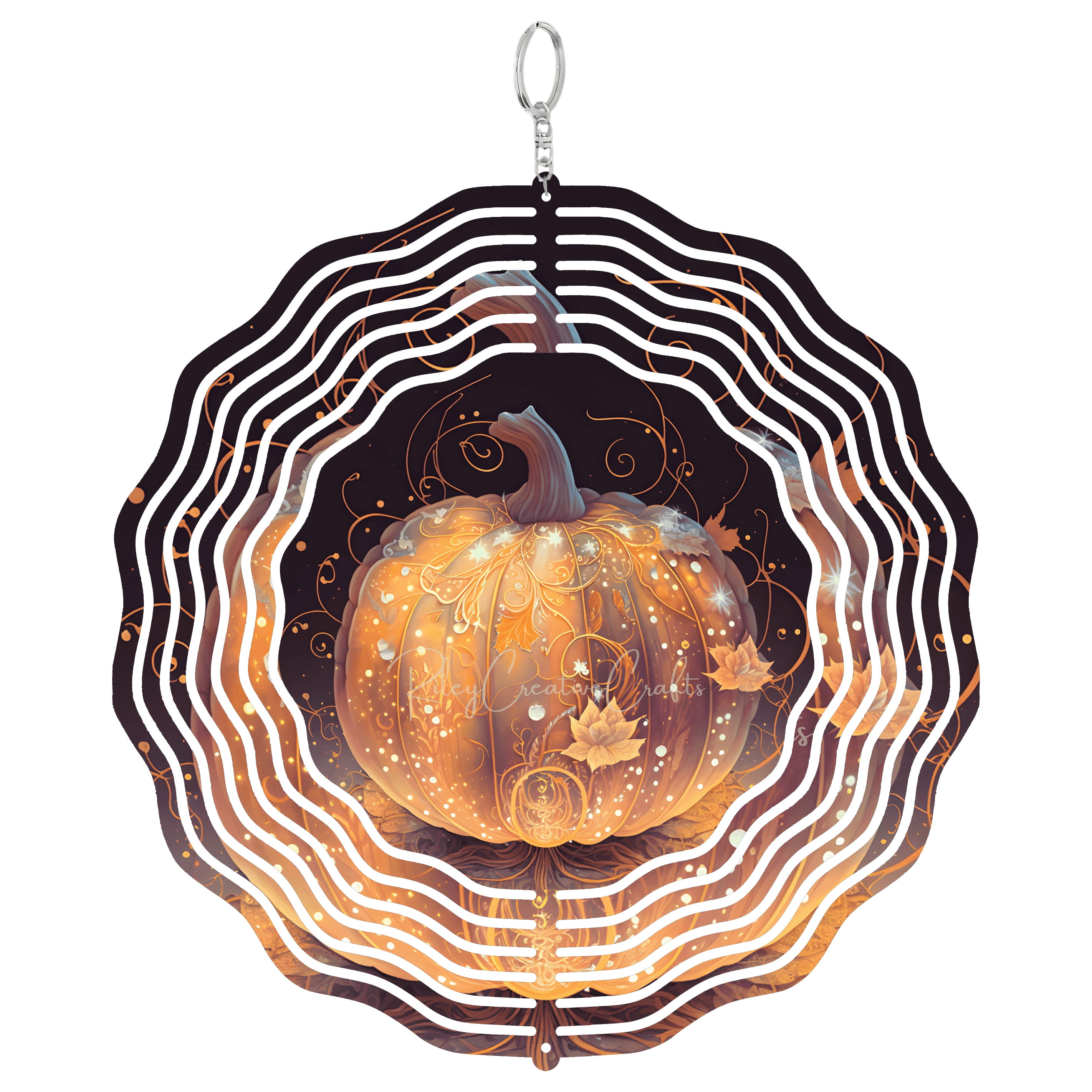 Era Gift Fall Pumpkin Acorn Wind Spinner, Autumn Thanksgiving 3D ...