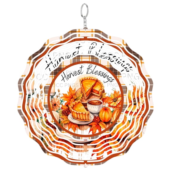 Era Gift Harvest Blessings Sun Catcher 3D Wind Spinner, Stainless Steel ...