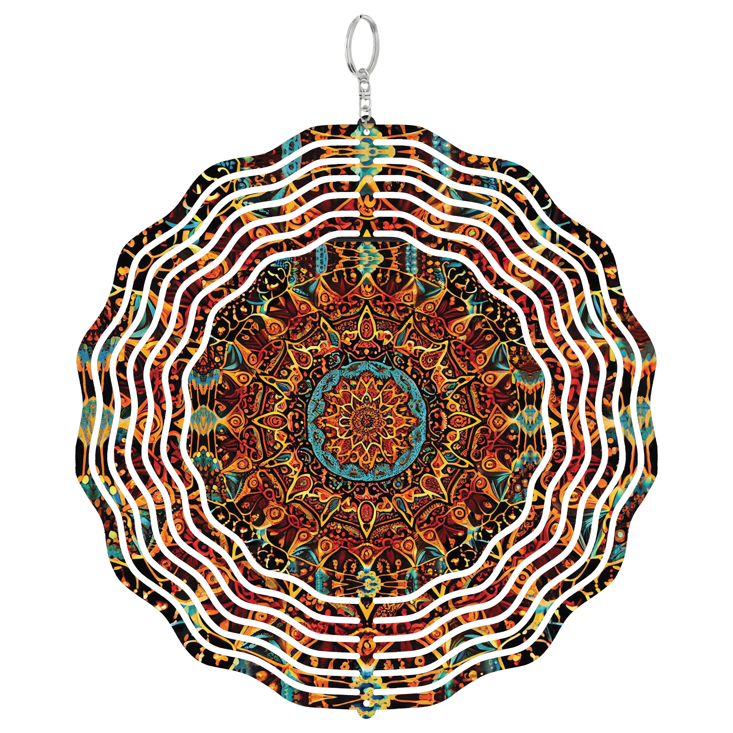 Era Gift Minimalist Mandala Simple Sun Catcher 3D Wind Spinner ...