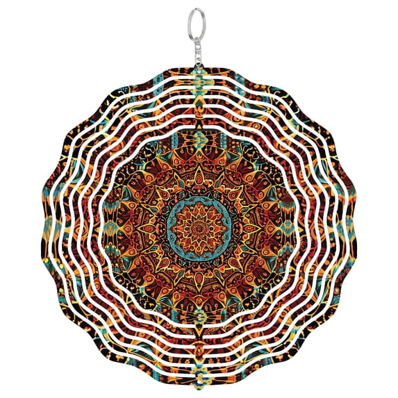 Era Gift Minimalist Mandala Simple Sun Catcher 3D Wind Spinner ...