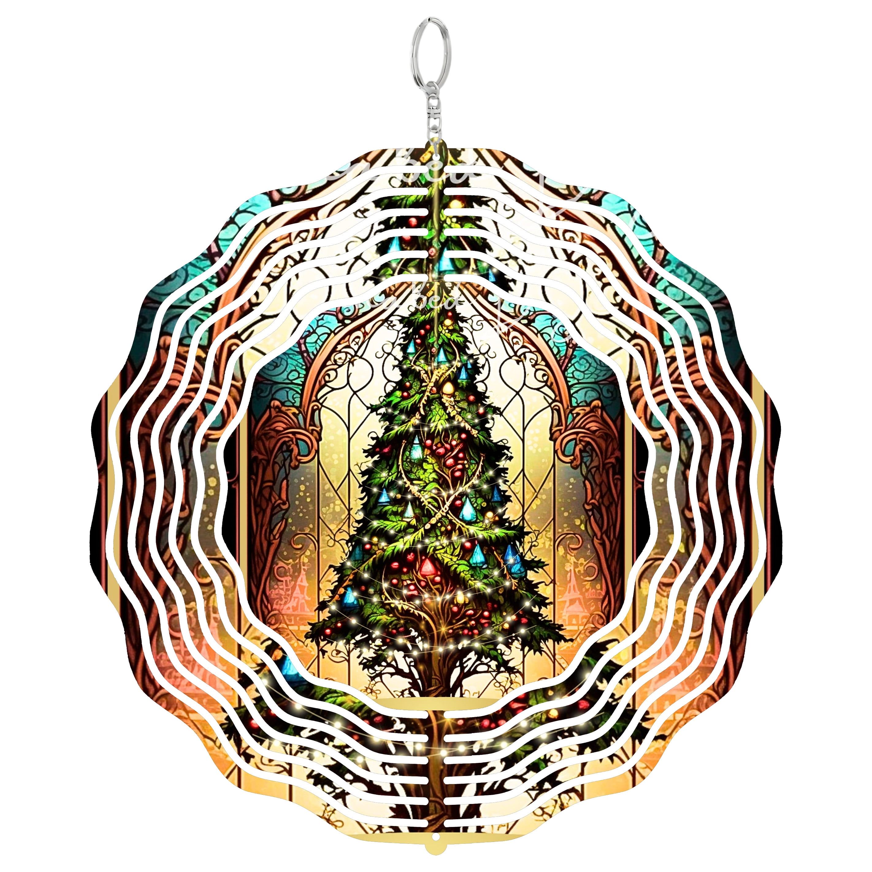 Era Gift Oh Holy Night Christmas 3D Wind Spinner, Stainless Steel ...