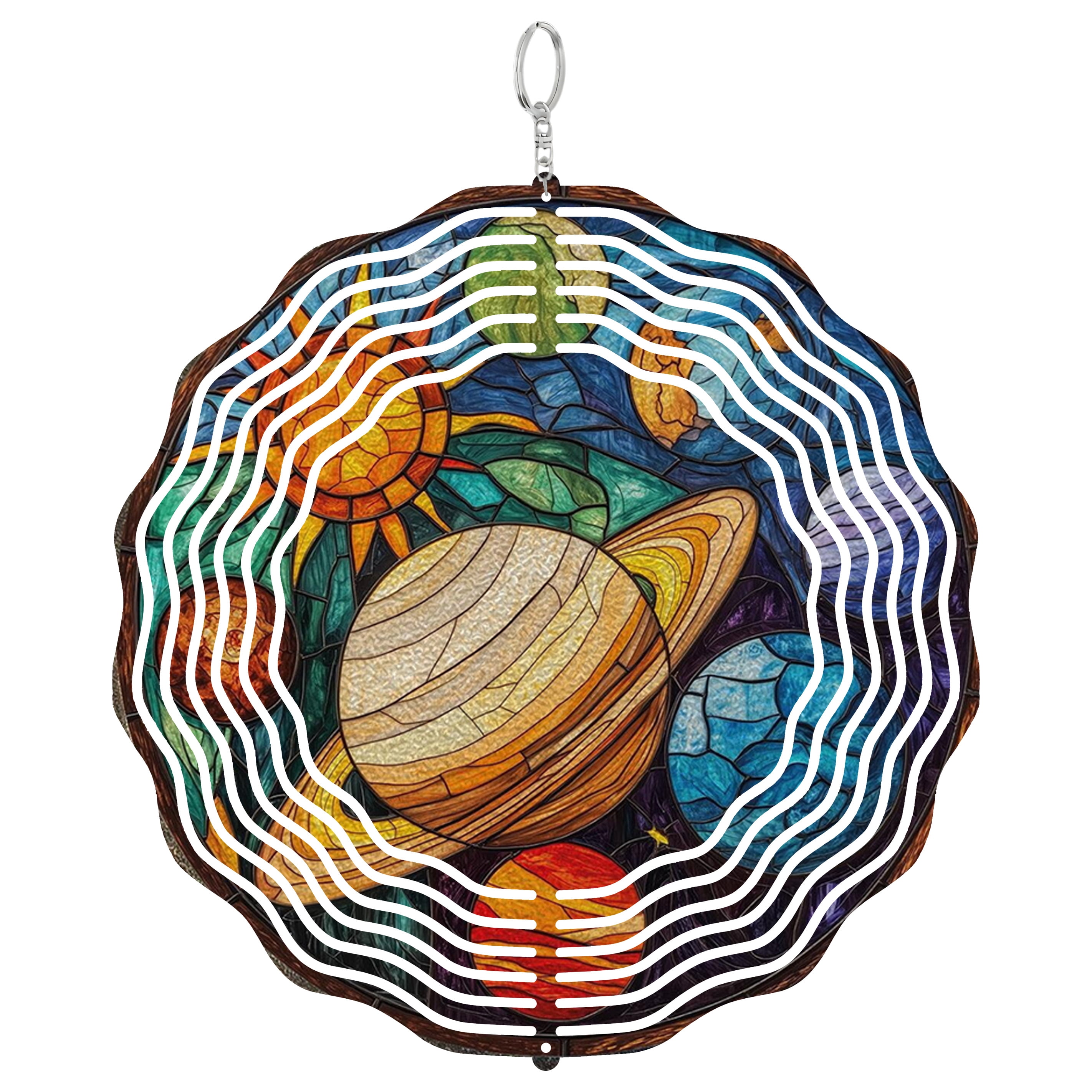 Era Gift Solar System Planets Sun Catcher, 3D Wind Spinner Style UV ...