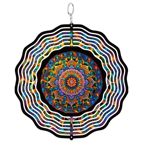 Era Gift Soul Mandala Essence Sun Catcher 3D Wind Spinner, Stainless ...
