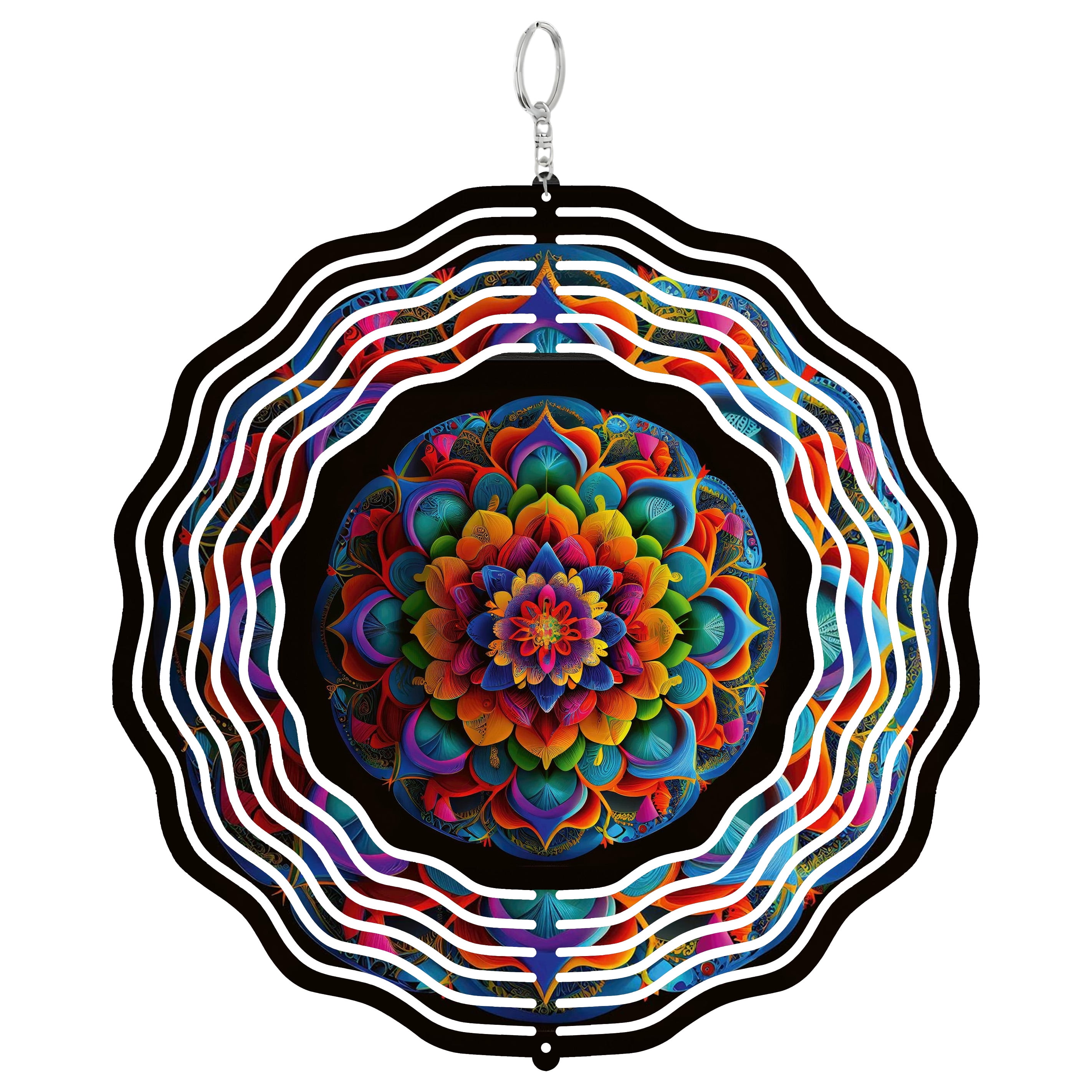Era Gift Spirit Mandala Soul Sun Catcher 3D Wind Spinner, Stainless ...