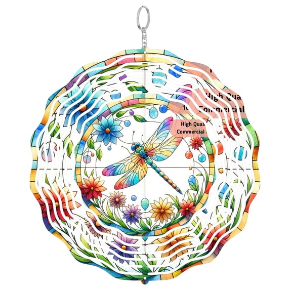 Era Gift Spring Flower Sun Catcher 3D Wind Spinner, Stainless Steel ...