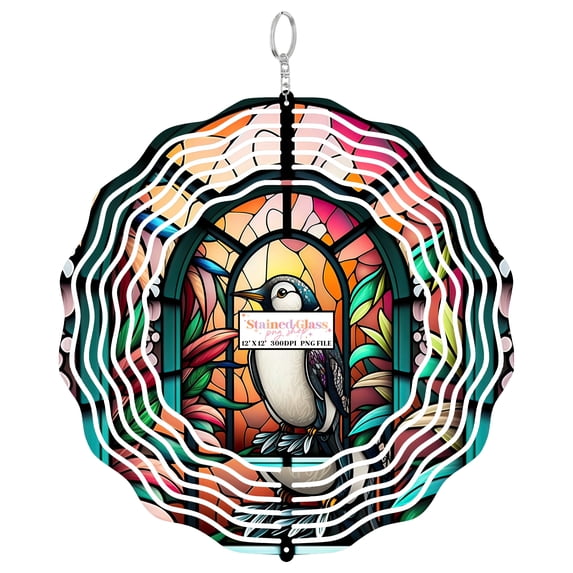 Era Gift Winter Penguin 3D Wind Spinner, Stainless Steel Kinetic Art ...