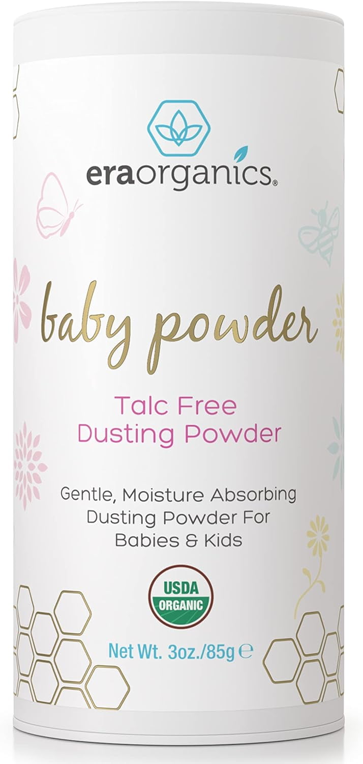 USDA Organic Baby Powder Talc-Free Dusting Powder - Soothing Organic ...