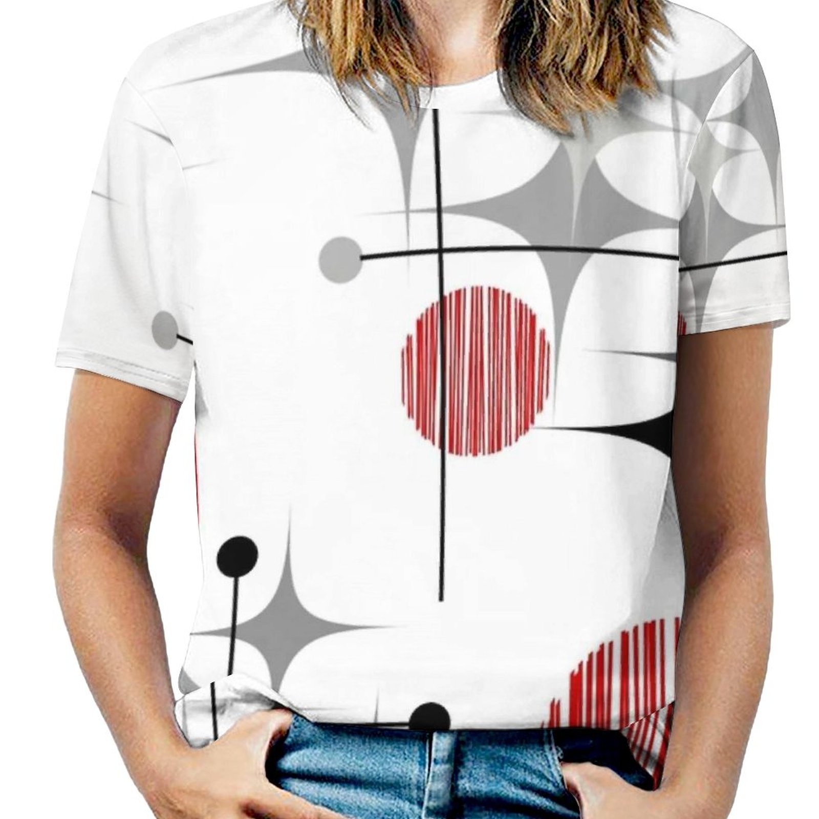 Era Starbursts And Globes 2 Sexy And Club Fashion Female T-Shirt Short ...