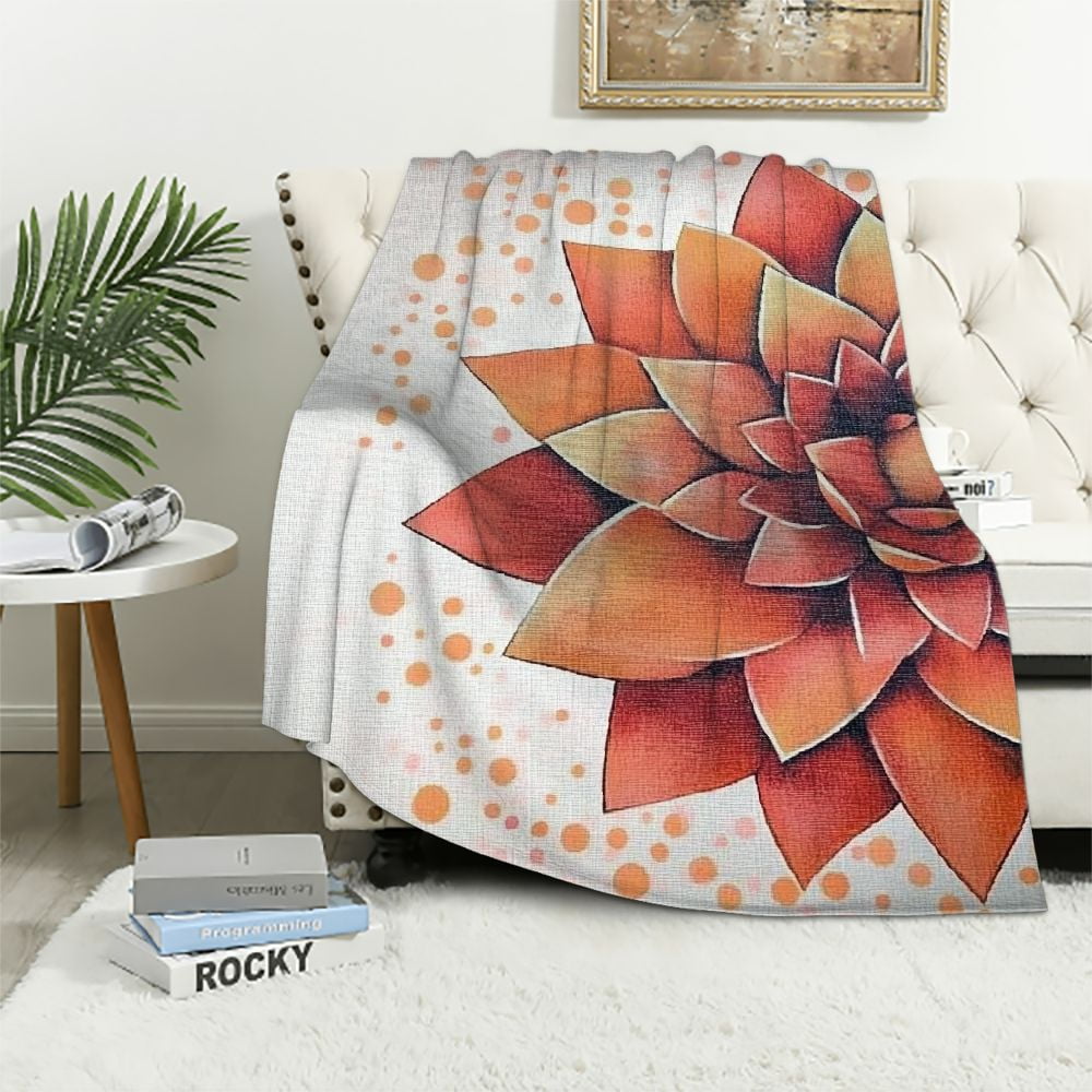 Erapdaur Geometric Art Unique Warm Blanket Adults Soft Fuzzy Throw All ...