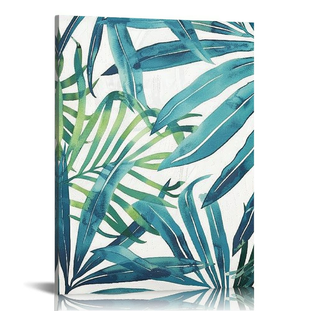 Erapdaur Palm Leaf Wall Art Print Canvas Home Decor Ready to Hang ...