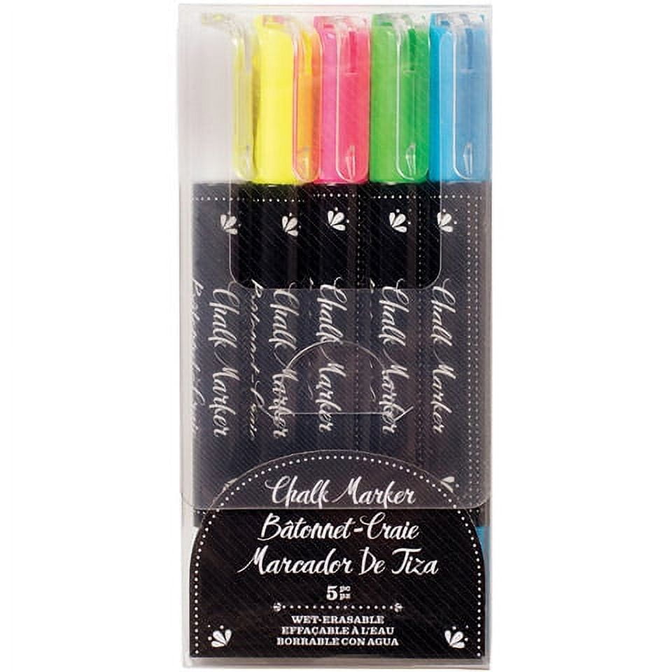 Erasable Chalk Markers 5Pk Ast - Walmart.com