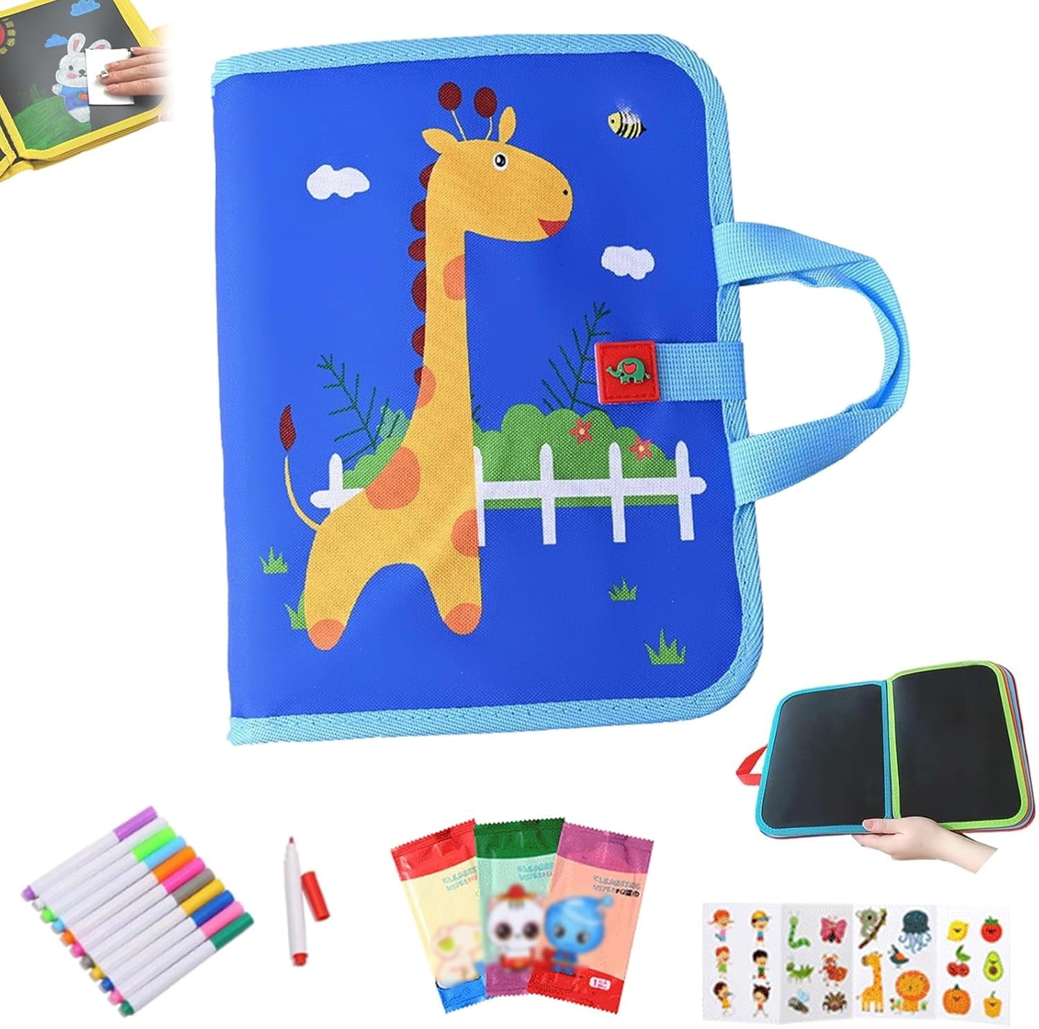 Erasable Coloring Book, Reusable Erasable Doodle Book, Portable ...