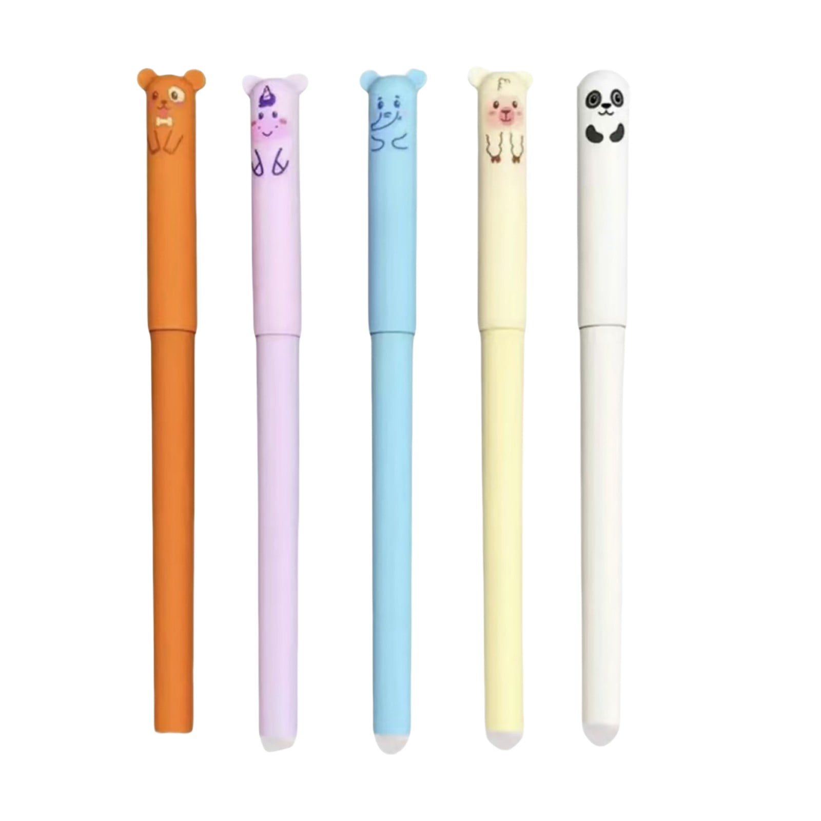 Erasable Gel Pen Thermal Easy-Rub Gel Pen Cute Cartoon Eraser Set With ...