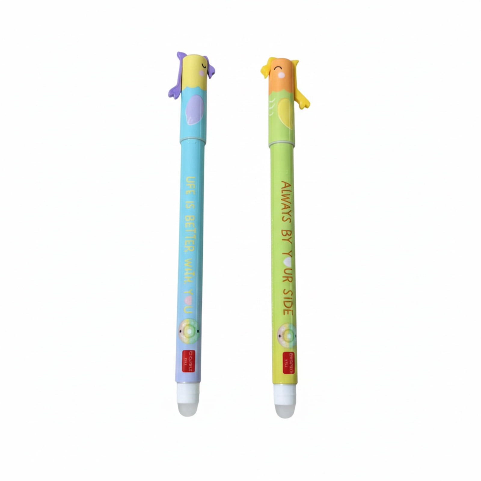 Erasable Gel Pens, 2-Count Erasable Pens, Smooth Writing Erasable Gel ...