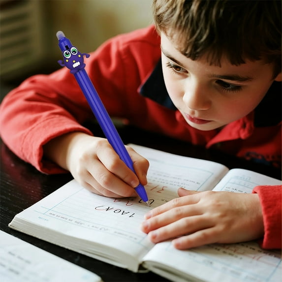 Erasable Gel Pens 6 Colors Retractable Erasable Pens Clicker Point 0.5 ...