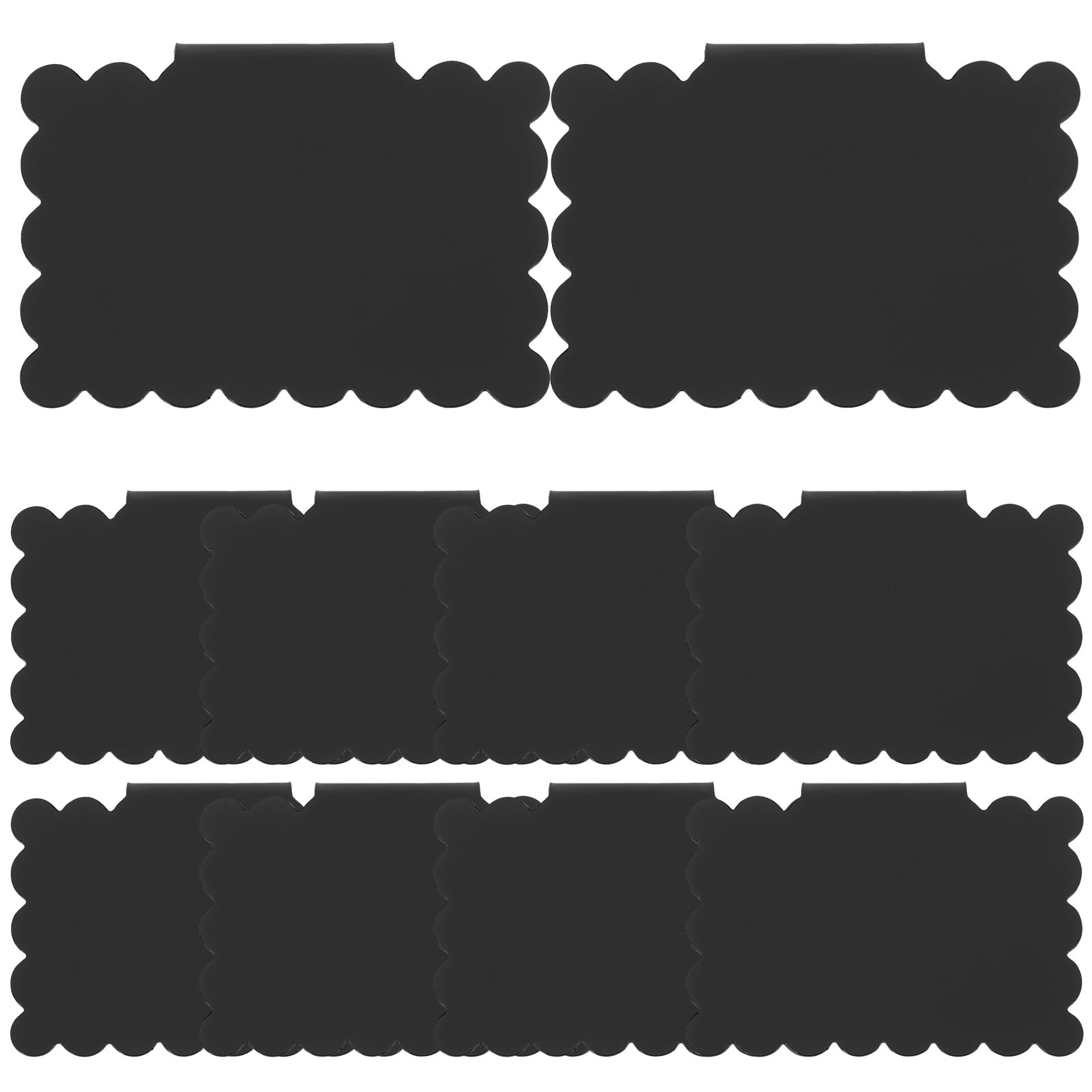 Erasable Label Sticker Small Blackboard Holder 10 Pcs Price Tag Storage ...