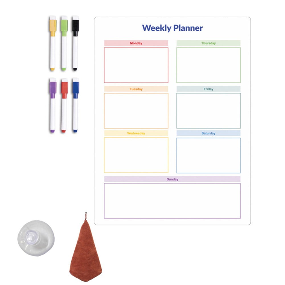 Erasable Magnetic Note Board Refrigerator Magnet Schedule Whiteboard ...