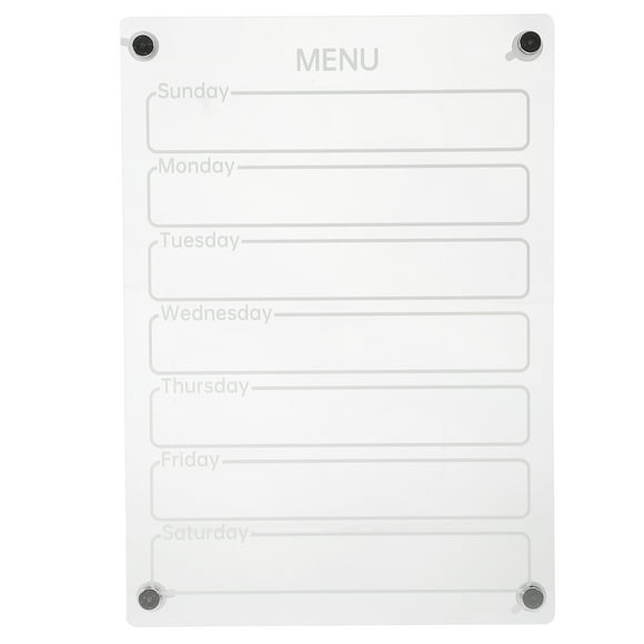 Dry Erase Menu Boards