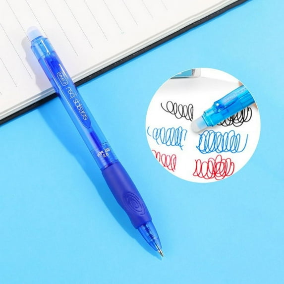 Erasable Pens,Retractable Erasable Gel Pens Clicker,Fine Point(0.5mm ...