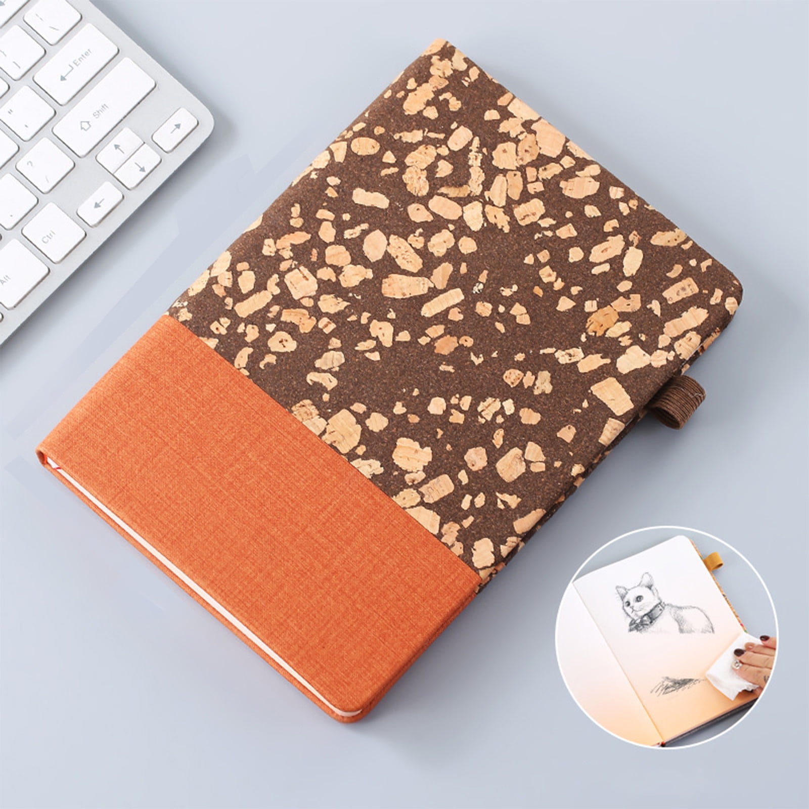 Erasable Smart Writing Notebook | A5 Size | Leather Cover | Digital ...