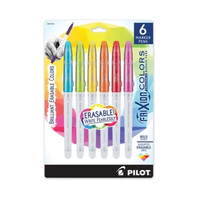 Erasable Stick Marker Pen, Multi Color - Pack of 6 - Walmart.com