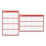 "18"" x 24"" Erasable Undated Monthly Planner, Laminated Wall Calendar ...