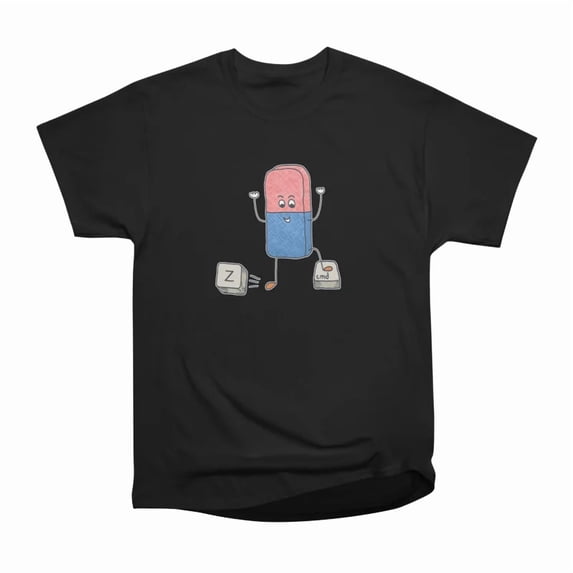 Eraser Old School T-Shirt Tee Gift For Him Merch For Her Apparel For ...