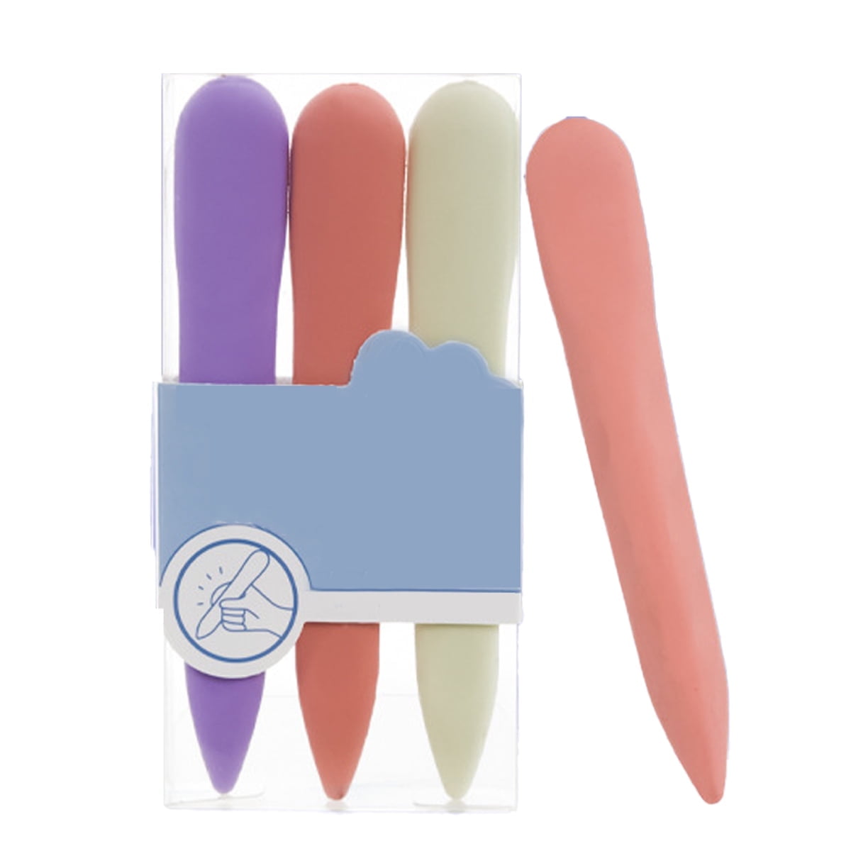 Eraser Pen,Pen-Shaped Grip Eraser, Hole Pencil Eraser, Erase The Clean ...