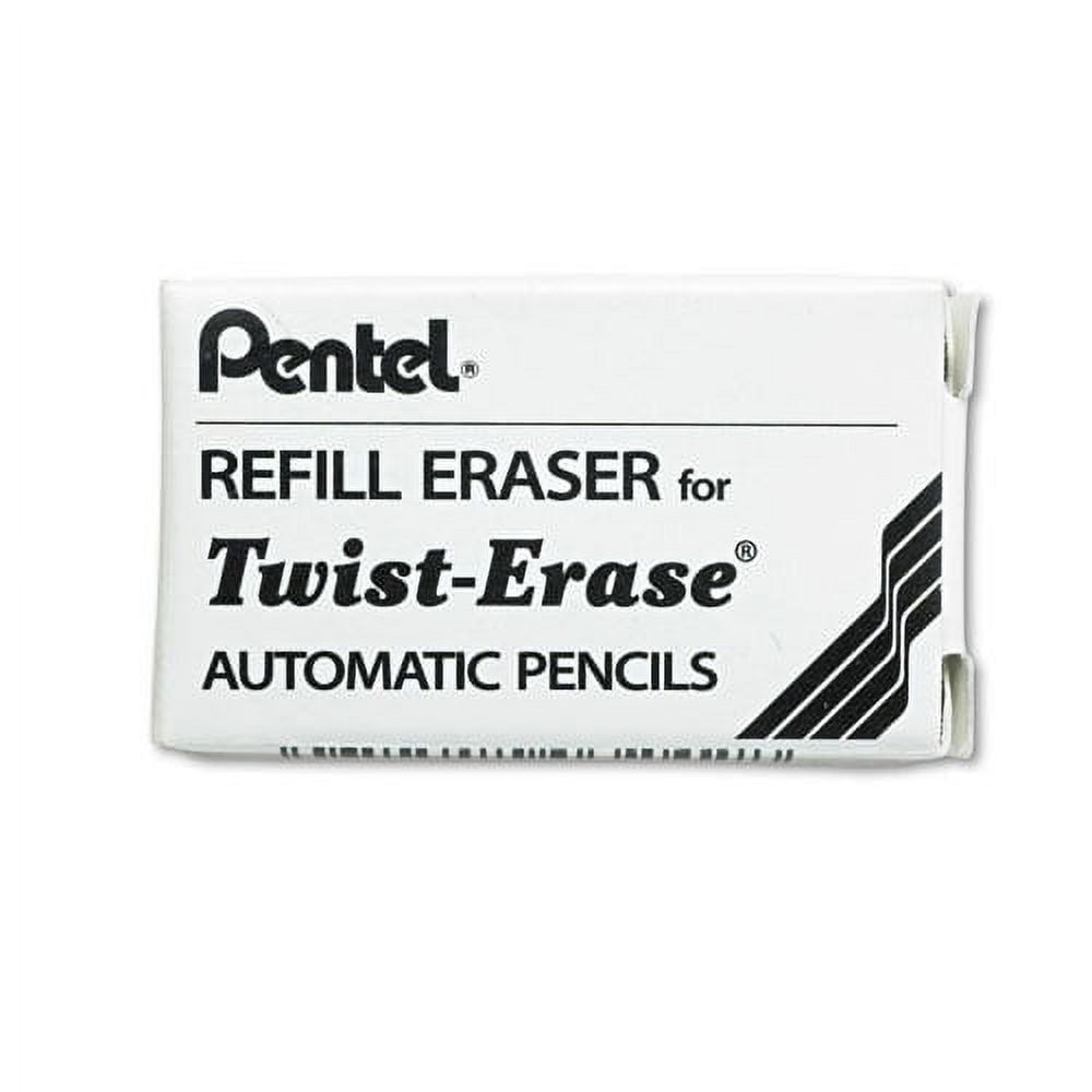 Eraser Refills For Pentel Side Fx And Twist-Erase Pencils, Cylindrical ...