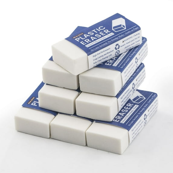 Eraser Set for Teachers, Bulk White Erasers for Use, Non Toxic Erasing ...