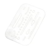 Eraser Shield Eraser Template Metal Erasing Shield Metal Drawing Template Shield Drafting Tool ...