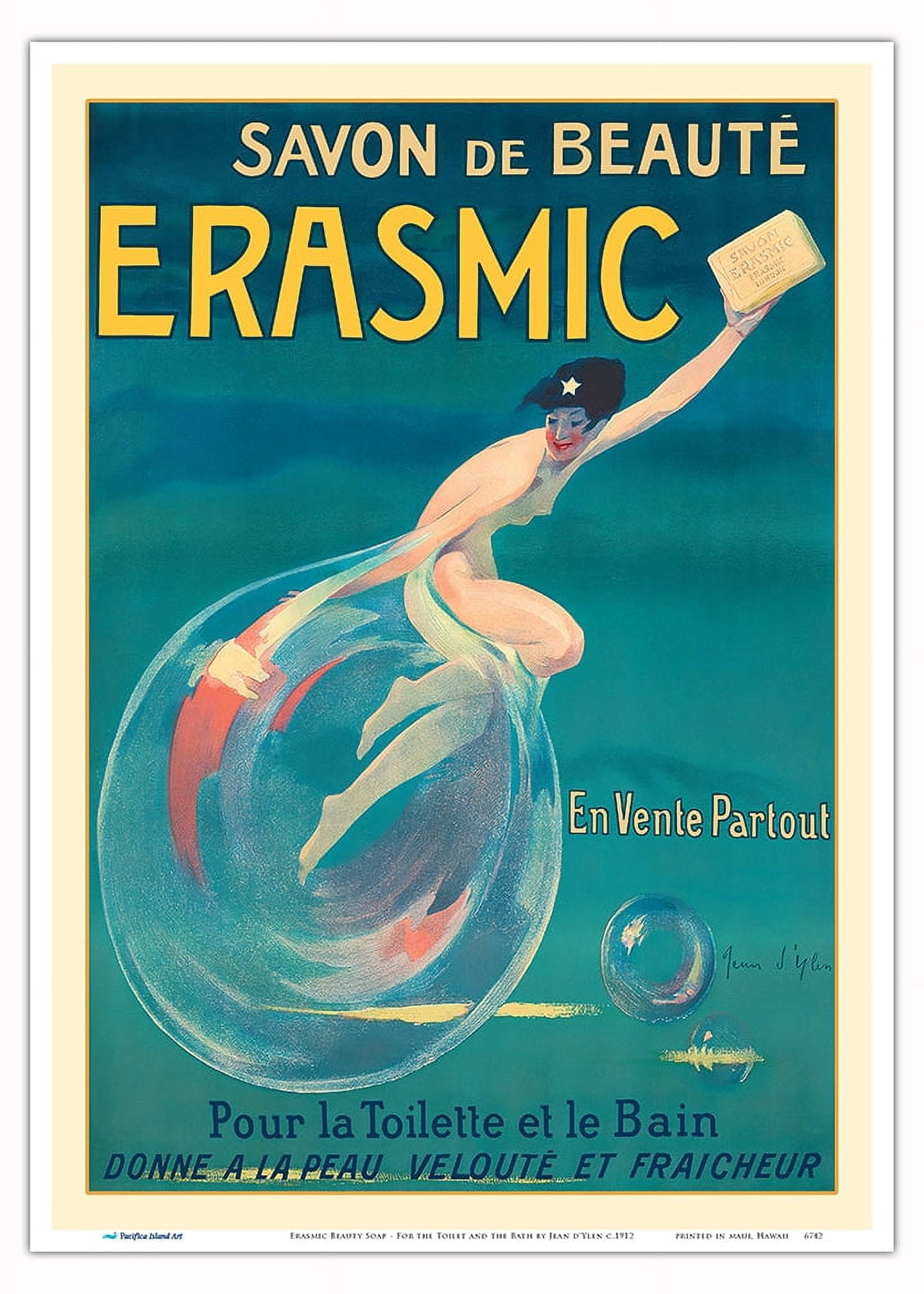 Erasmic Beauty Soap (Savon de Beauté) - For the Toilet and the Bath ...