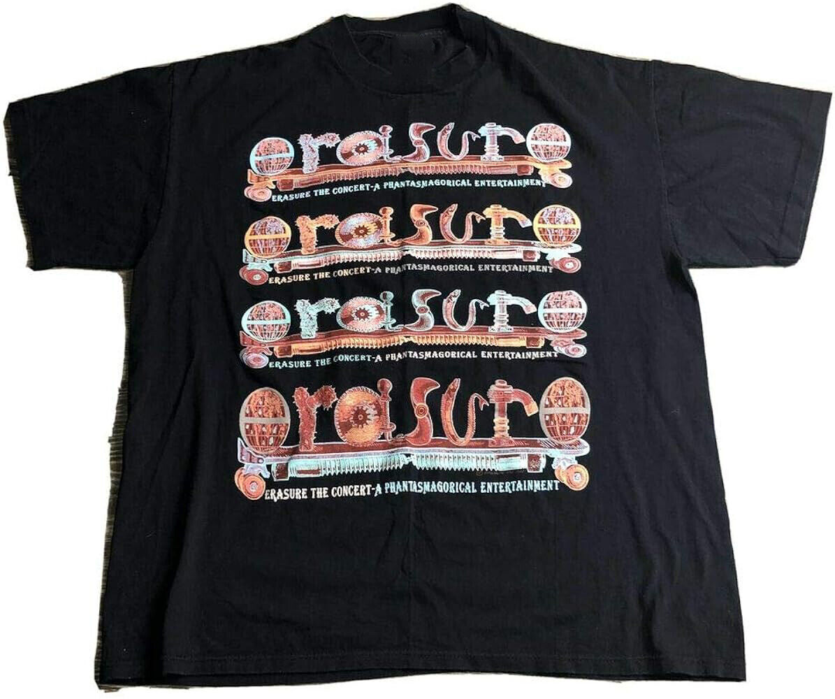 Erasure The Concert Phantasmagoric al T-Shirt Cotton Black S to 5XL ...