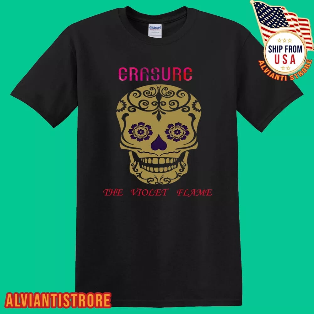 Erasure The Violet Flame Men's Black T-Shirt Size S - 5XL - Walmart.com
