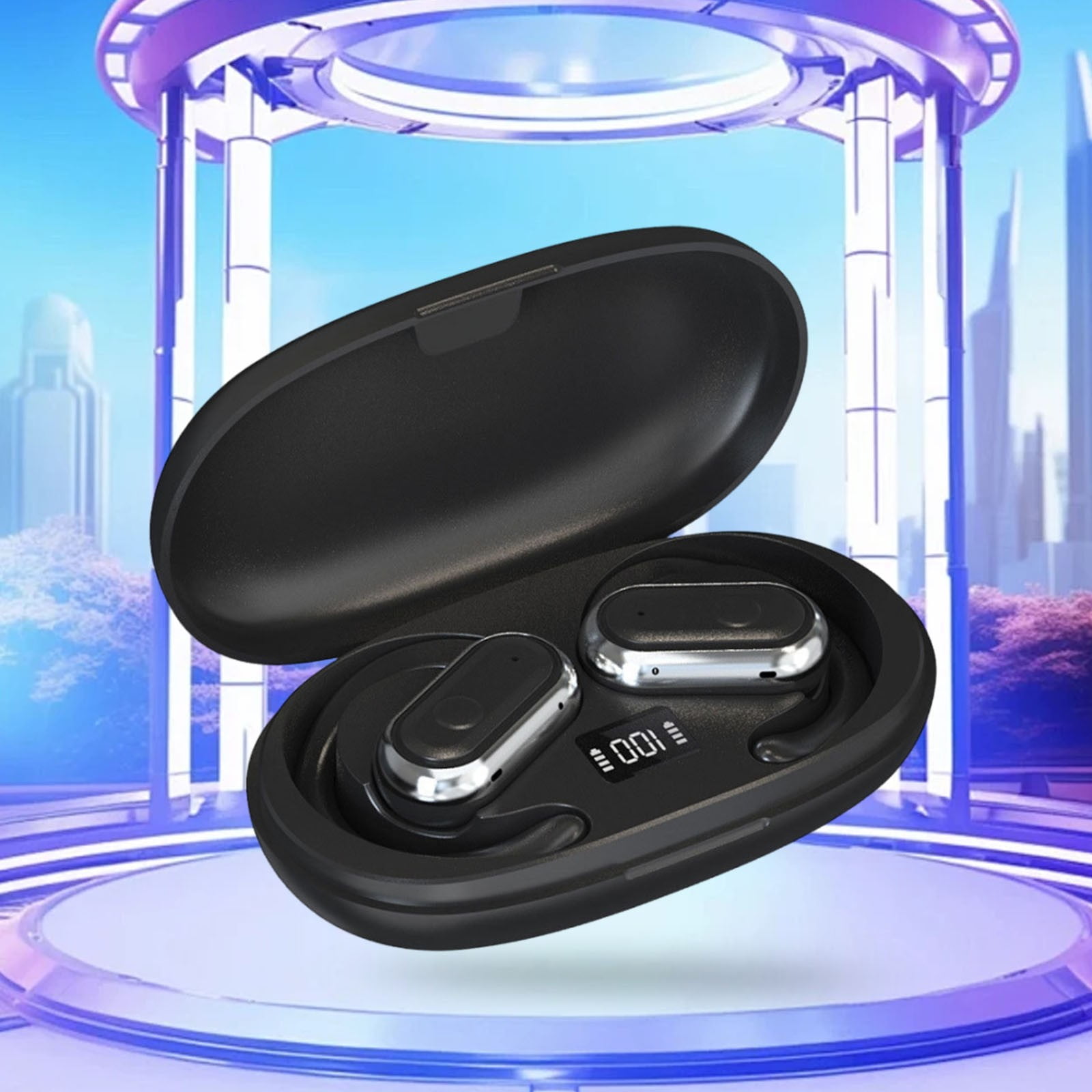 Erazer Over The Ear Earbuds,True Open Ear Headphones,Bluetooth 5.3 Pro ...