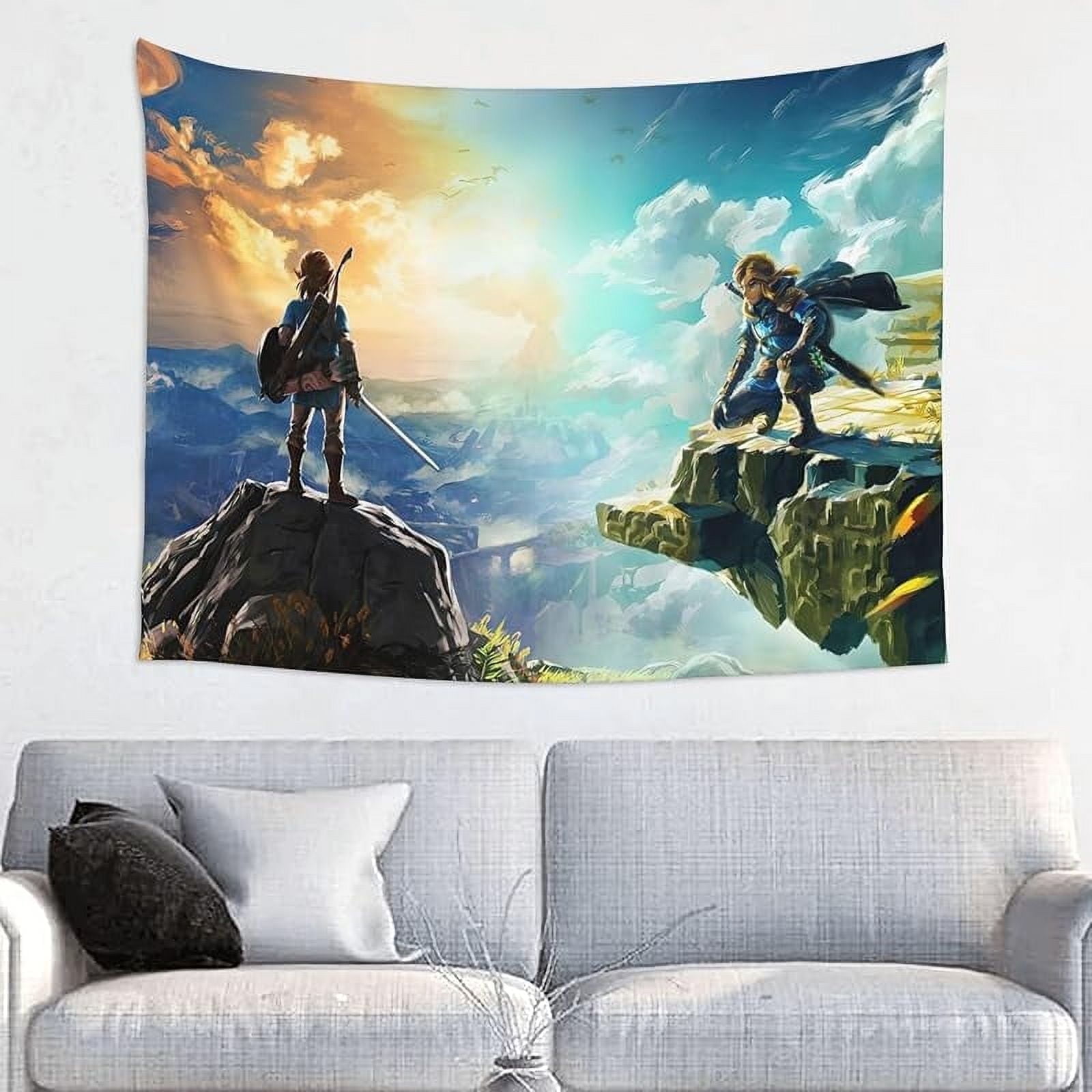 Erboli Zelda Tapestry Gaming Poster Breath of The Wild Posters Video ...