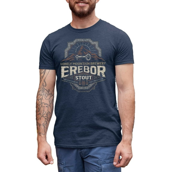 Erebor Brewery T-Shirt Fantasy Ring Movie TShirt Dwarf & Elves Mythic ...