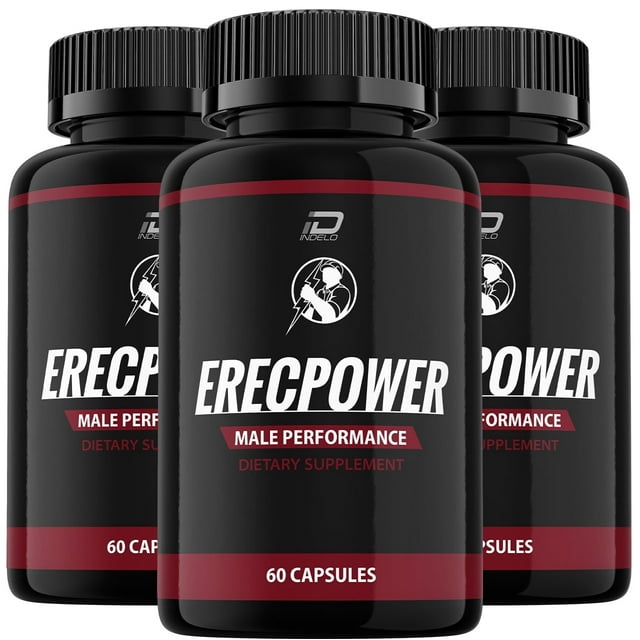 ErecPower Capsules - 180 Count Men's Health Multivitamin Supplement (3 ...