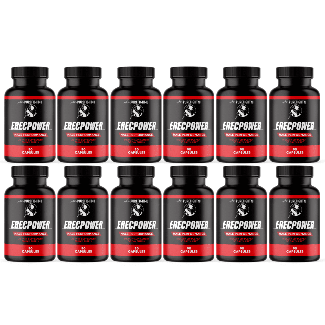 Erecpower Male Performance Support Peak Vitality Supplement Capsules 12 ...