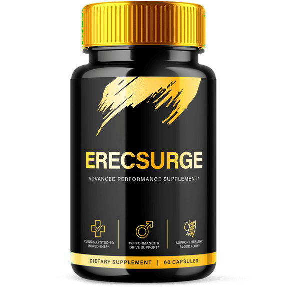 Erecsurge Advanced Fromula Male Support Capsules Erec Surge for Men ...