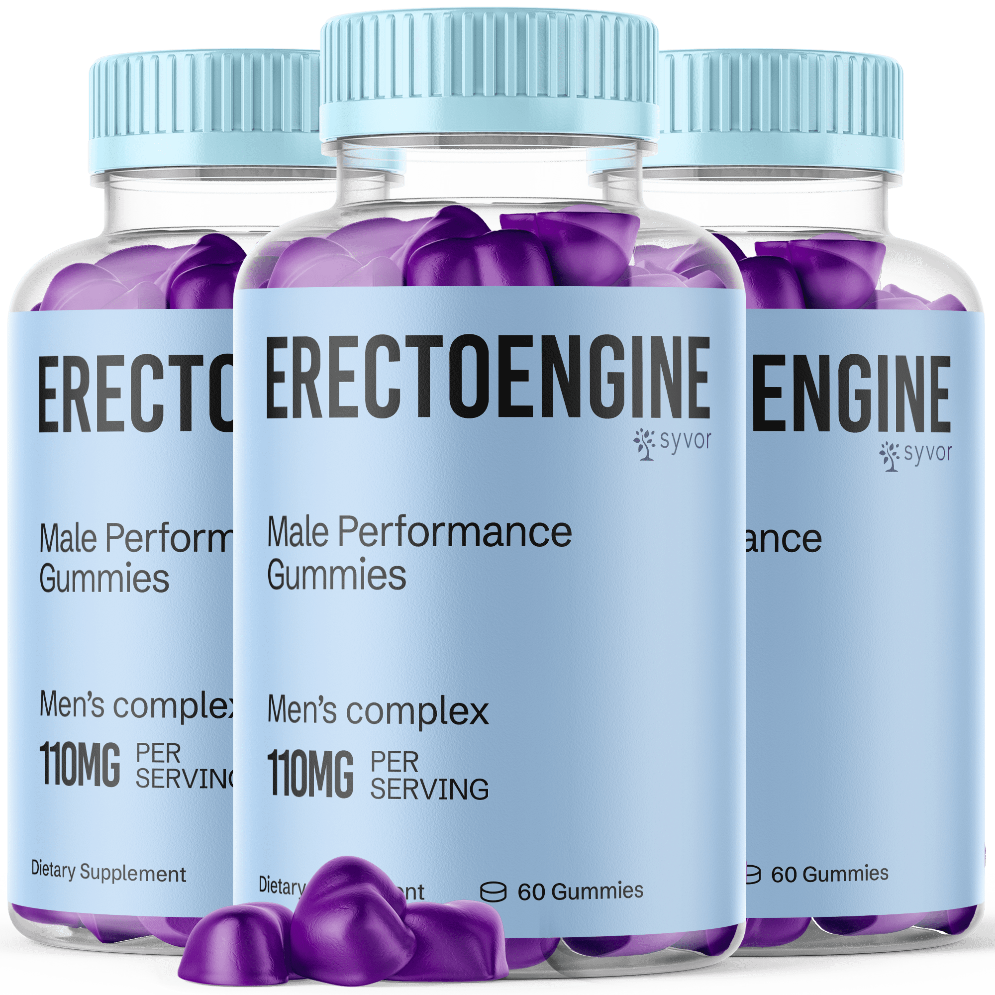 ErectoEngine for Men Advanced Formula Supplement with Premium Ingredients 180 Gummies - Walmart.com