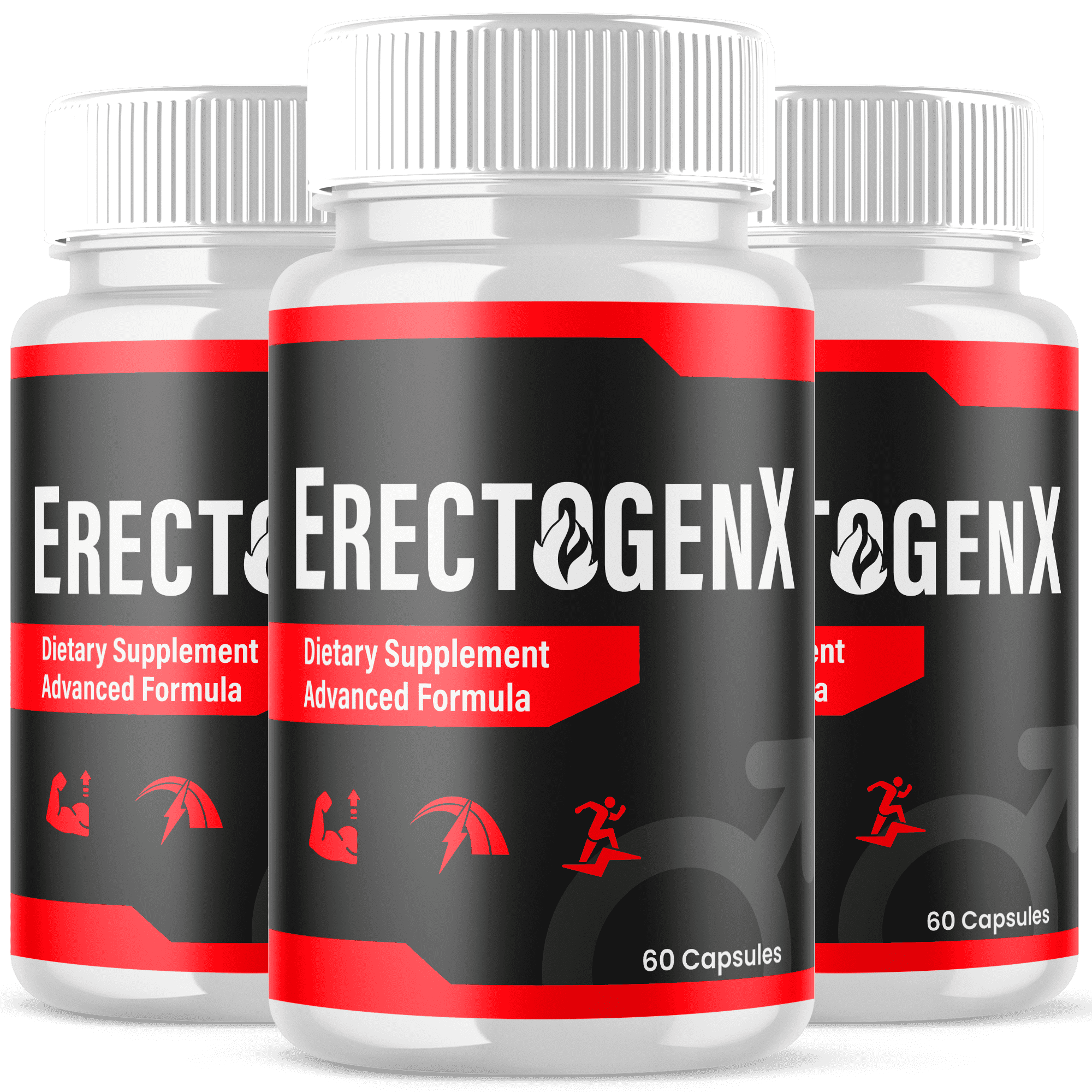 ErectogenX Advanced Formula Pills All Natural Vitamin Supplement ...