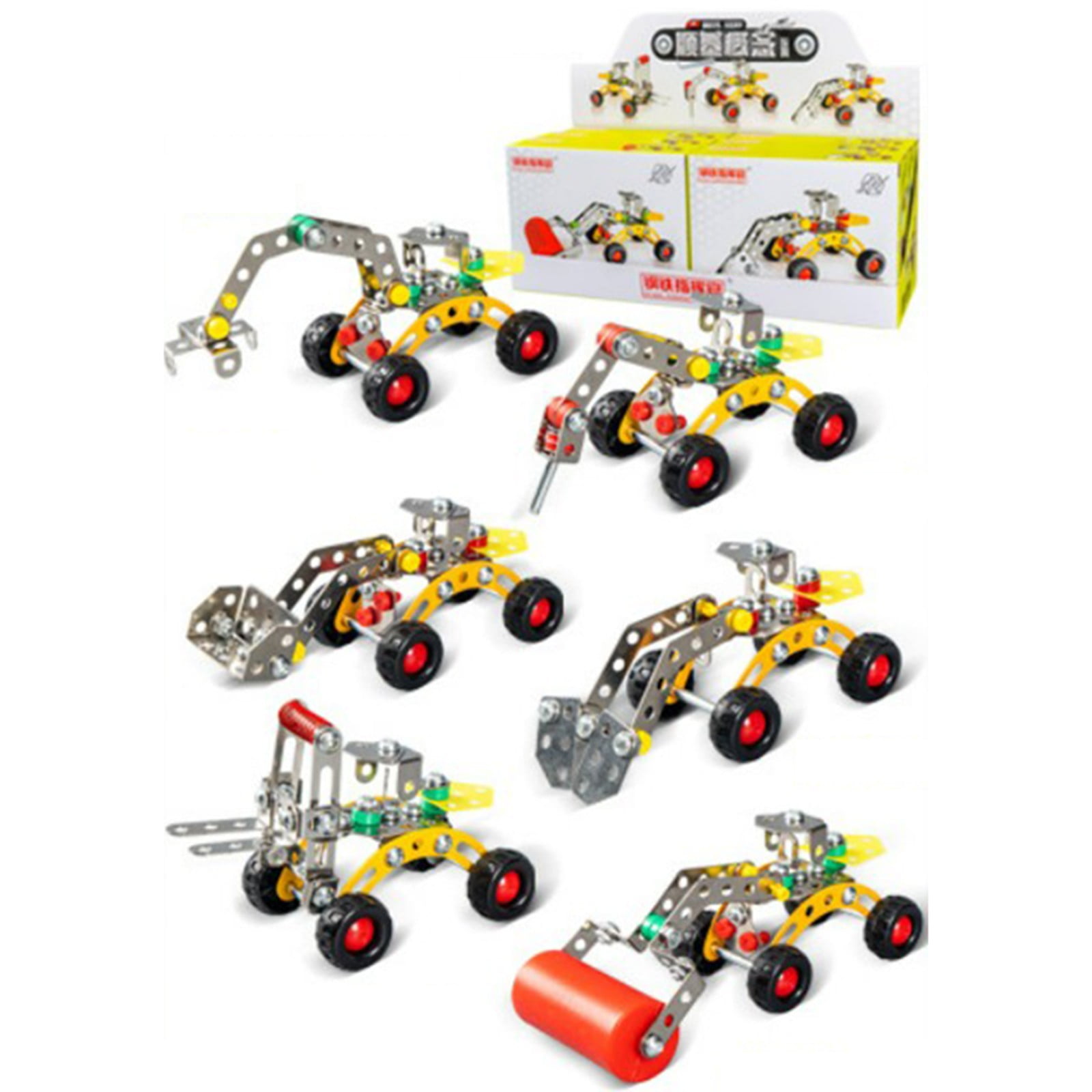 Erector Set for Boys Age 8-12, 6 Mini Metal Model Set for Kids ...